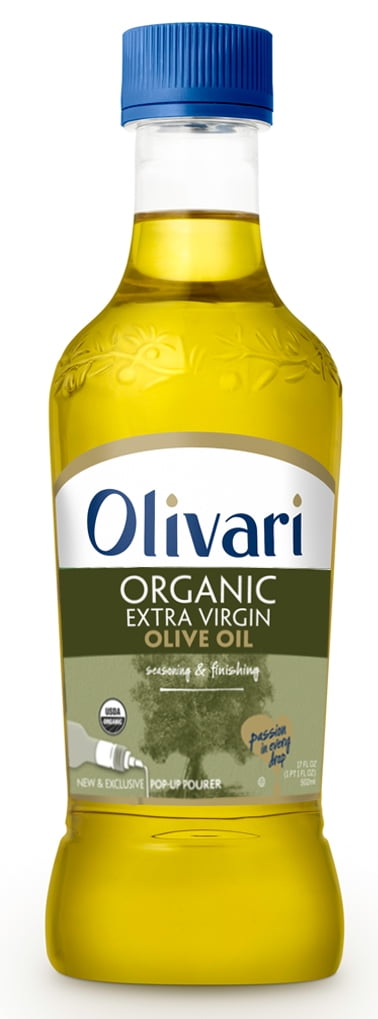 Olivari Organic Extra Virgin Olive Oil, for Seasoning and Finishing, 17 ...