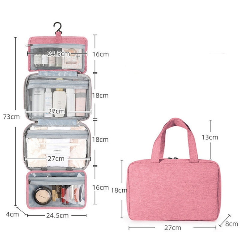 Olive 1 pack four-fold foldable waterproof travel makeup storage bag ...