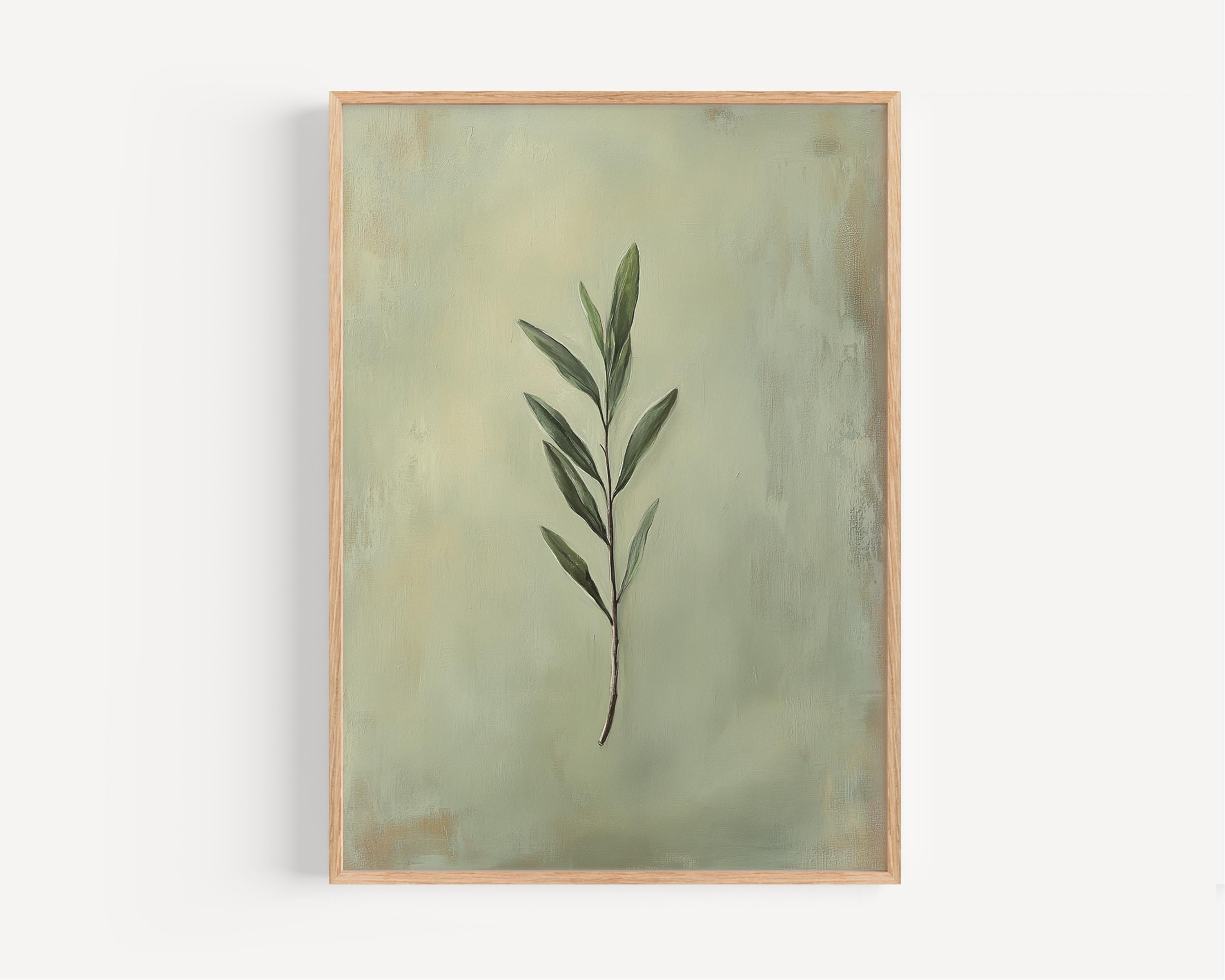 Olive Branch Of Peace,, Minimalist Botanical Art, Christian Wall Decor ...