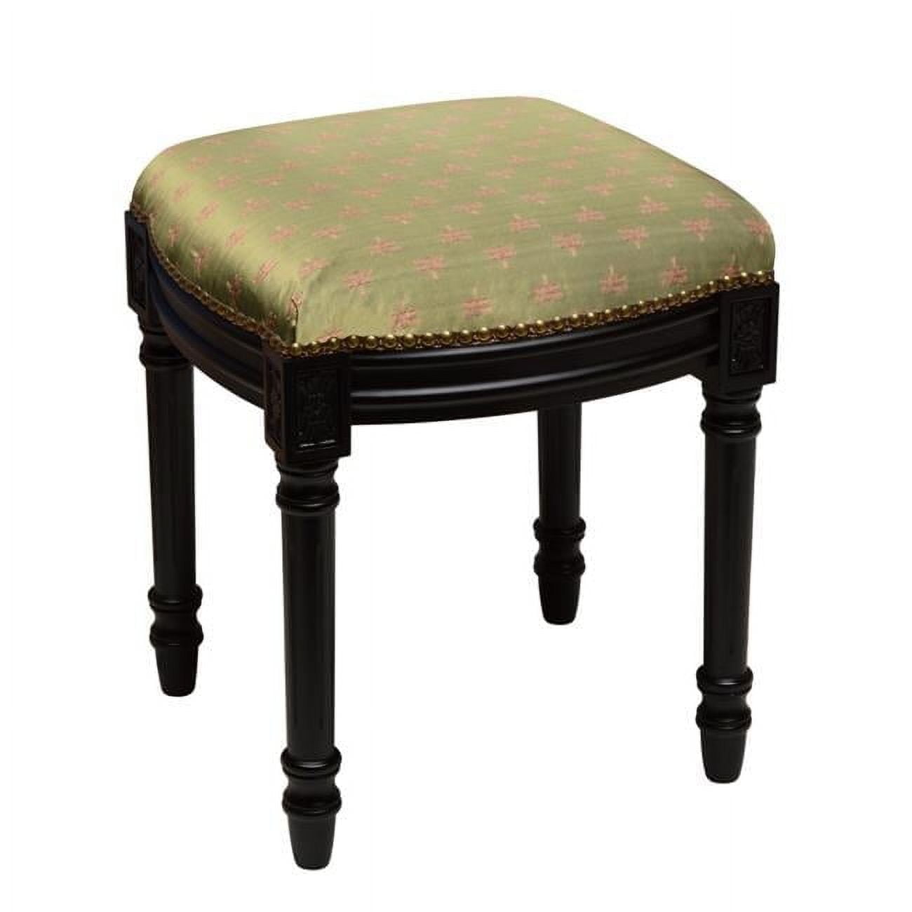 Olive Dragonfly Upholstered Vanity Stool, Black - Walmart.com