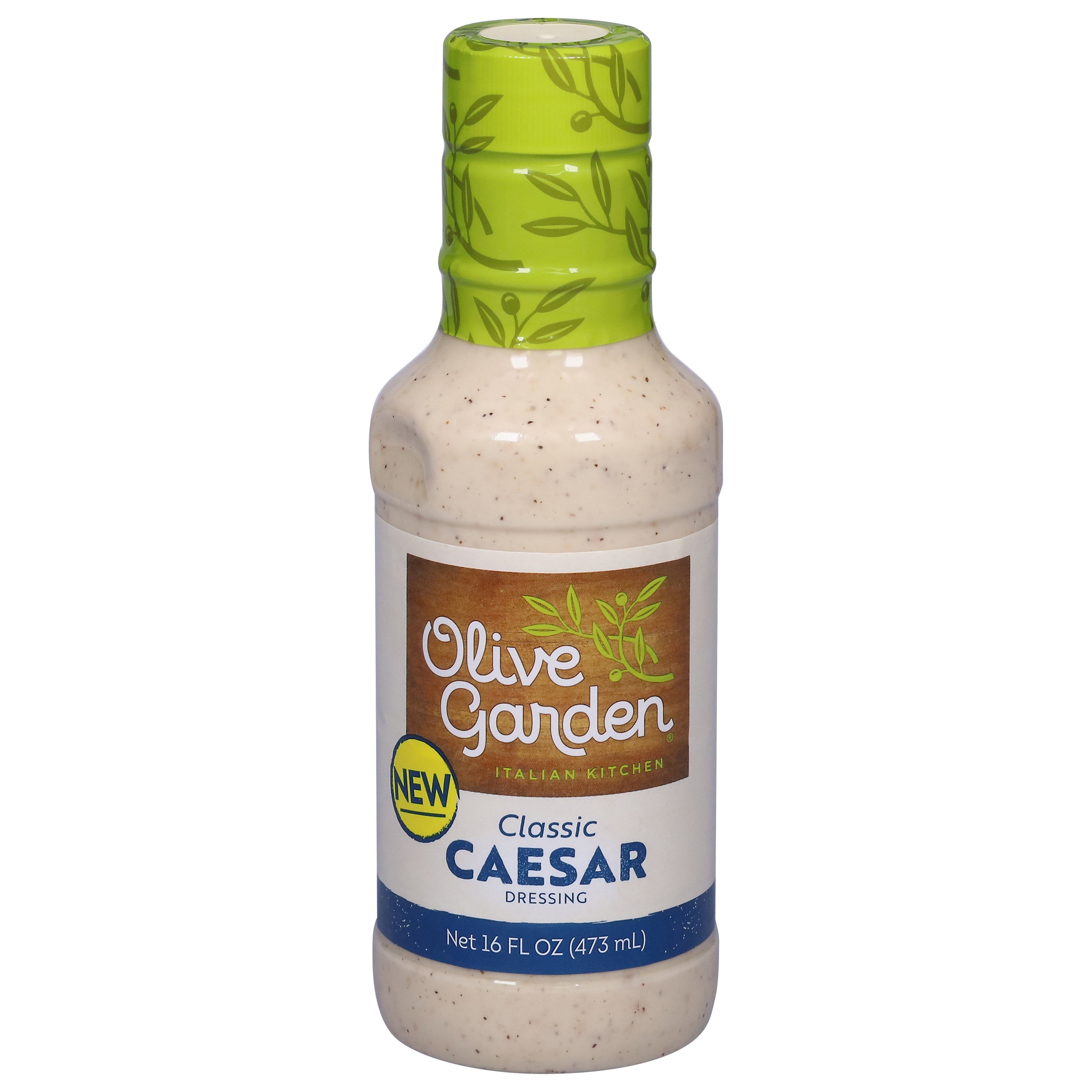 Olive Garden Classic Caesar Dressing, 16 oz, Made with Parmesan ...