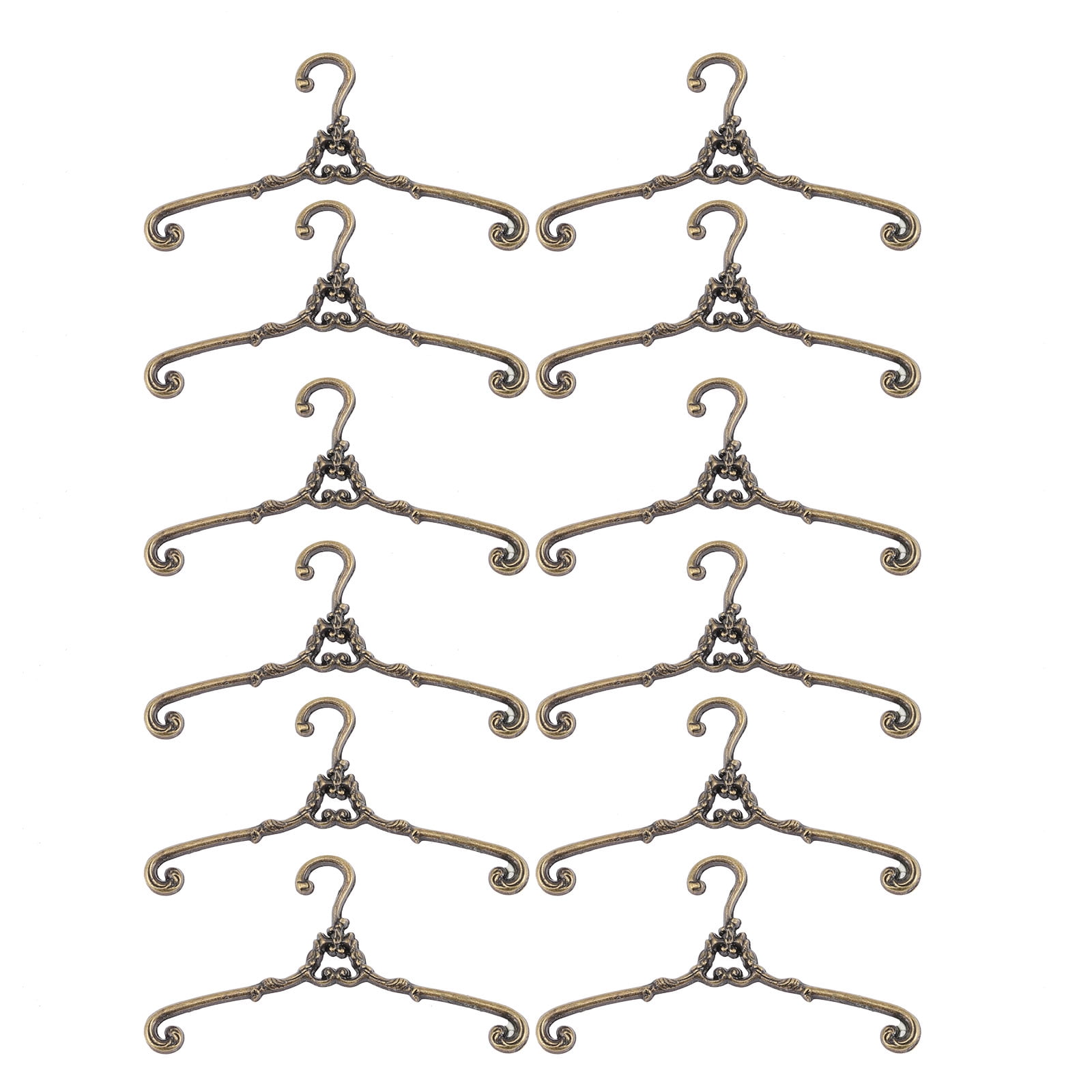 Olive Green Alloy Mini Hangers for Doll Clothes Perfect for Decor and ...