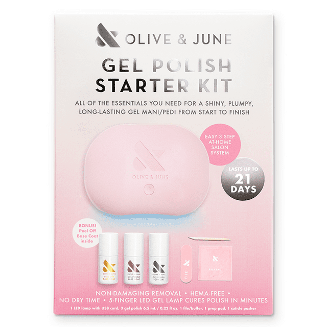 Olive & June Gel Nail Polish Starter Kit - Walmart.com
