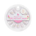 Olive & June Instant Mani Medium Oval Press-On Nails, White, Cheerful Chicks, 42 Pieces ...