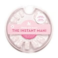 Olive & June Instant Mani Round Extra Short Press-On Nails, White ...