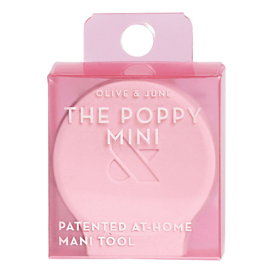 Olive & June Mini Poppy, Pink At-Home Manicure Tool, Universal Polish ...