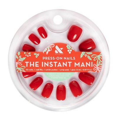 Olive & June Press-On Nails XS Round CV 42ct - Walmart.com