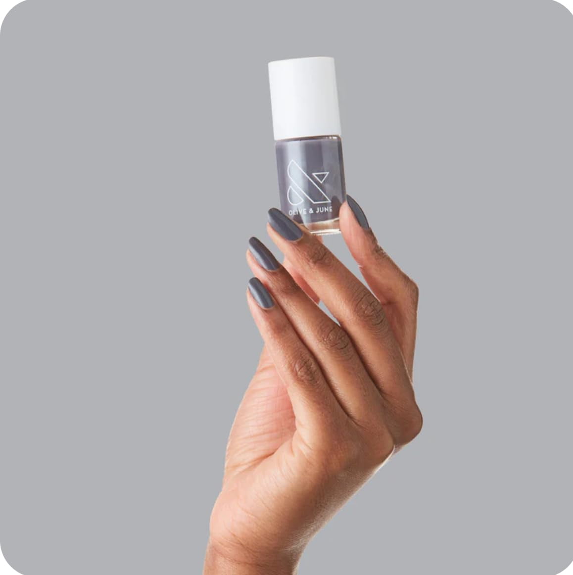 Olive & June Quick Drying Nail Polish, 100% Chance, Gray, 0.3 fl oz ...