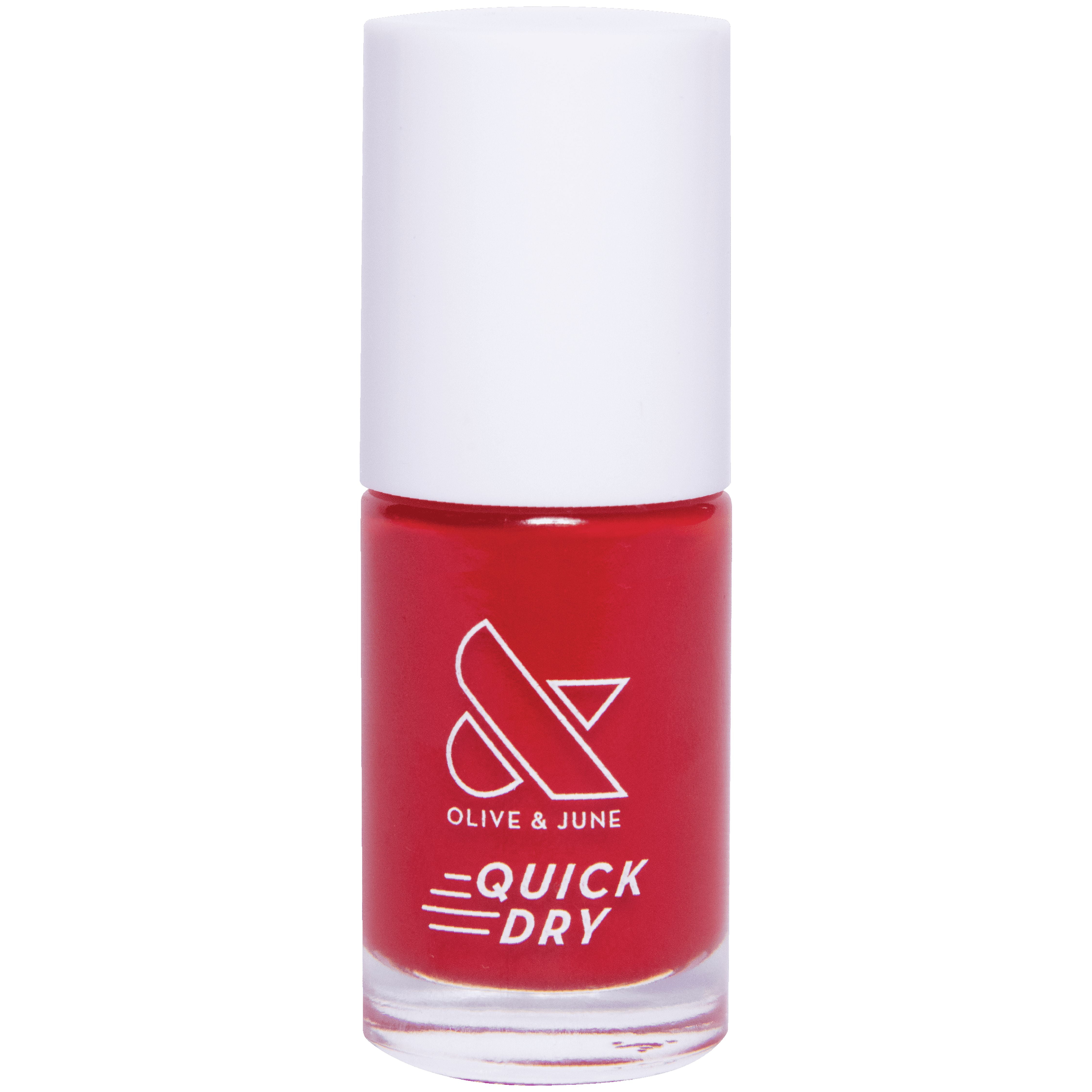 Olive & June Quick Drying Nail Polish, Lollipop, Red, 0.3 fl oz ...