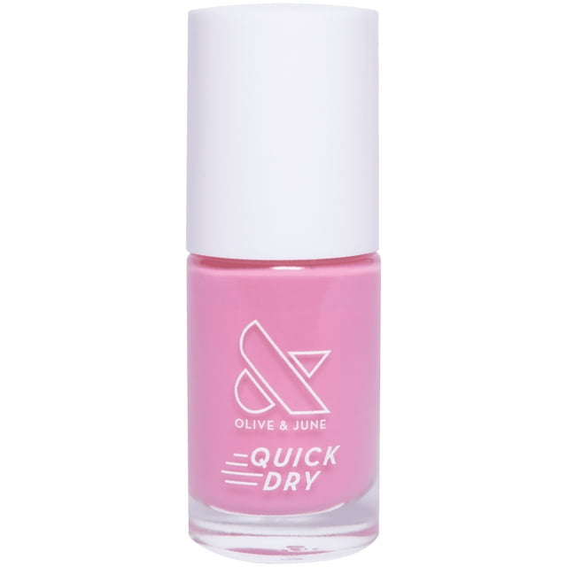 Olive & June Quick Drying Nail Polish, Taffy, Bright Pink, 0.3 fl oz ...