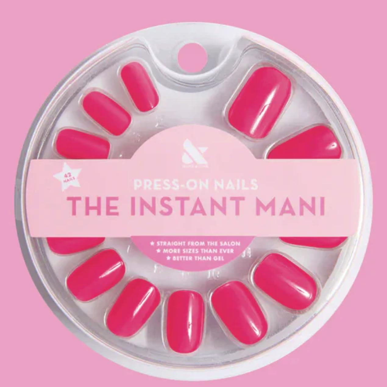 Olive & June The Instant Mani Press-On Nails, 42 Glue Press-on Nails ...
