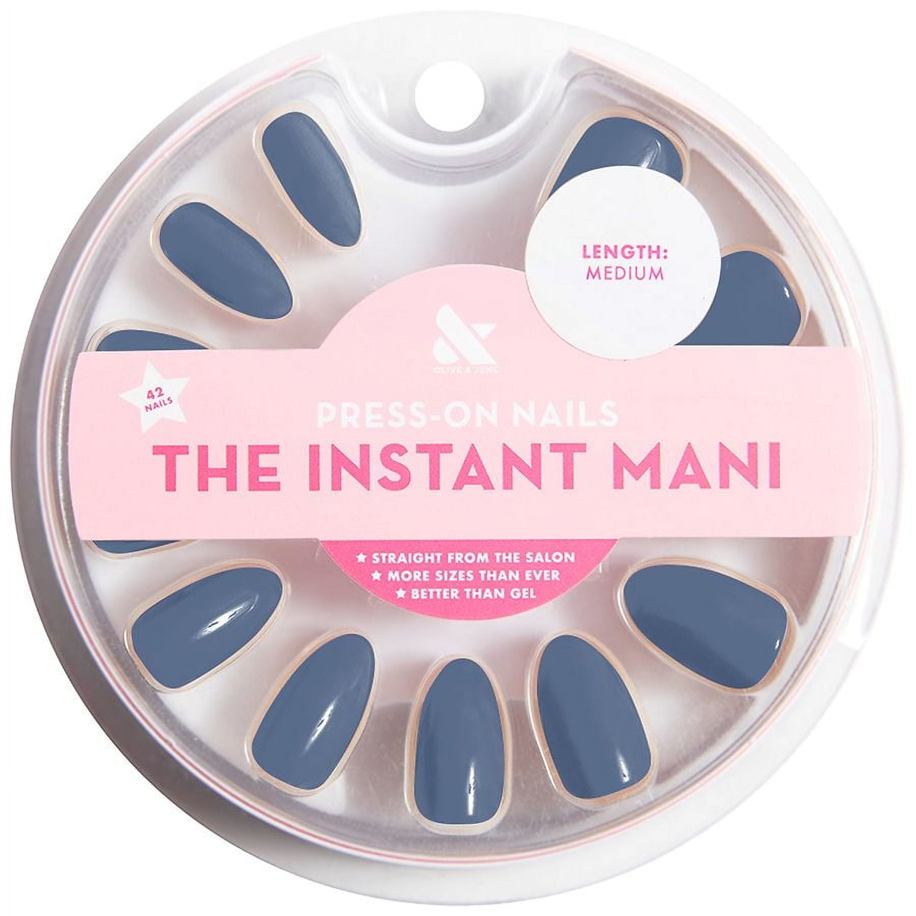 Olive & June The Instant Mani Press-On Nails Almond Medium, Social ...