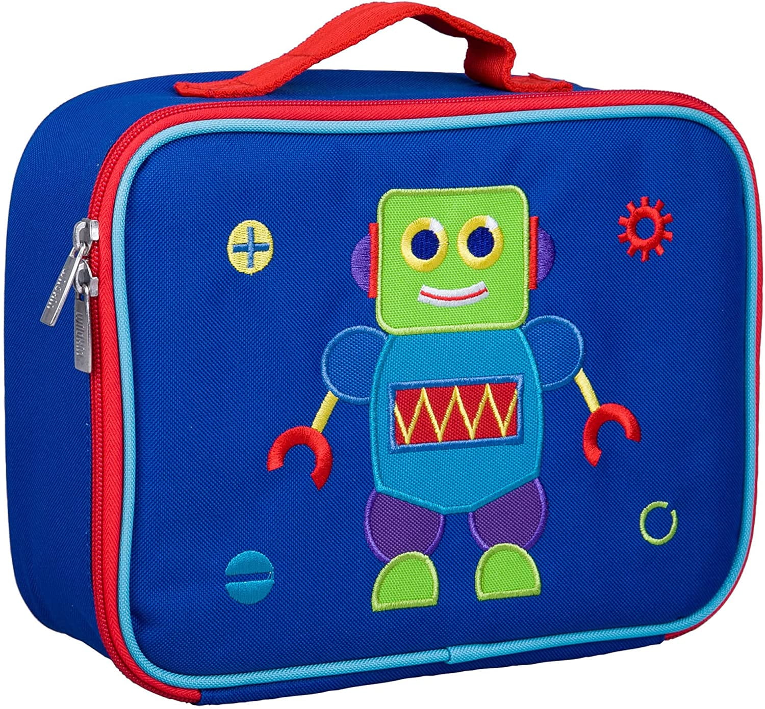 Olive Kids Robot Blue Embroidered Insulated Lunch Box for Boys and ...