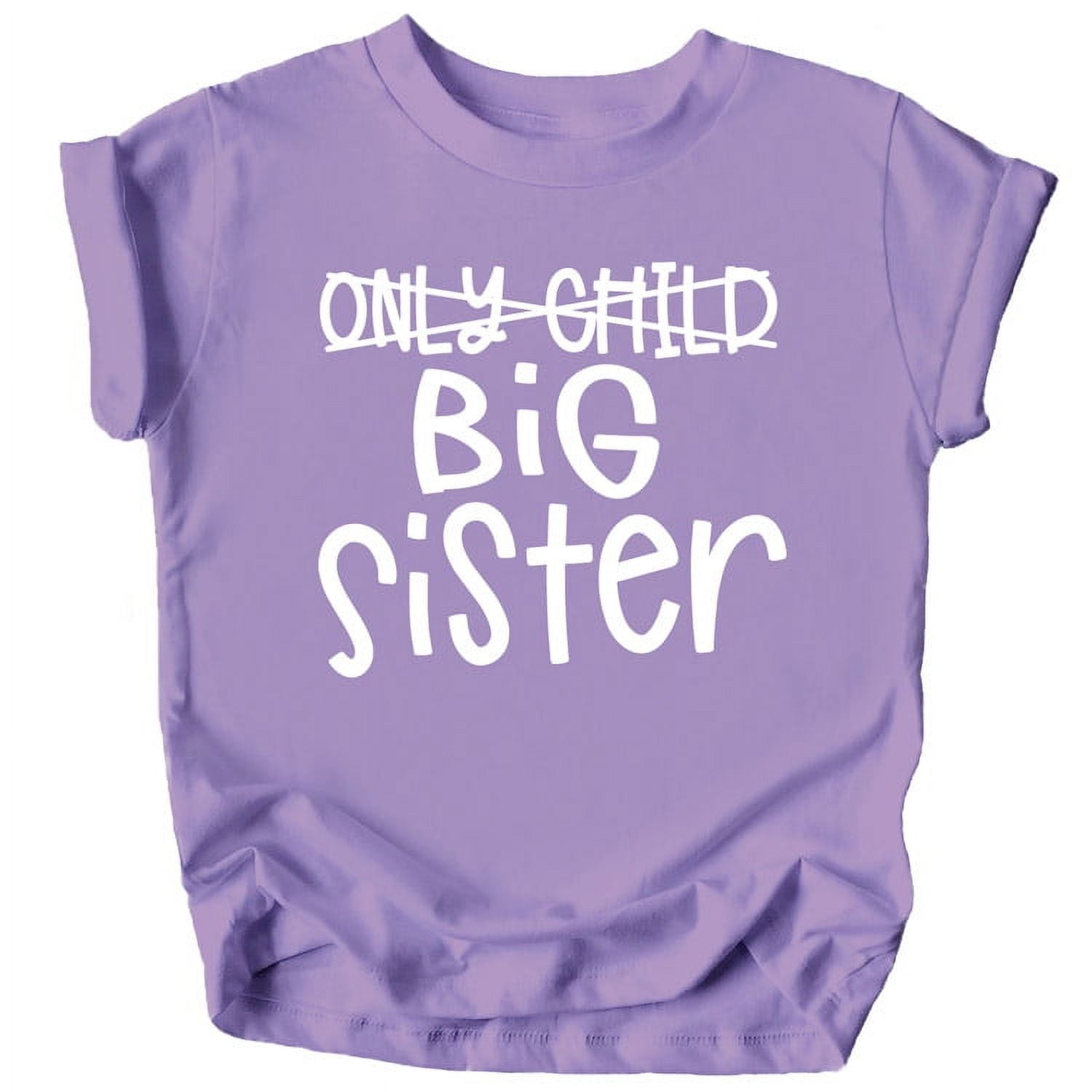 Olive Loves Apple Only Child to Big Sister Sibling Announcement Shirts ...