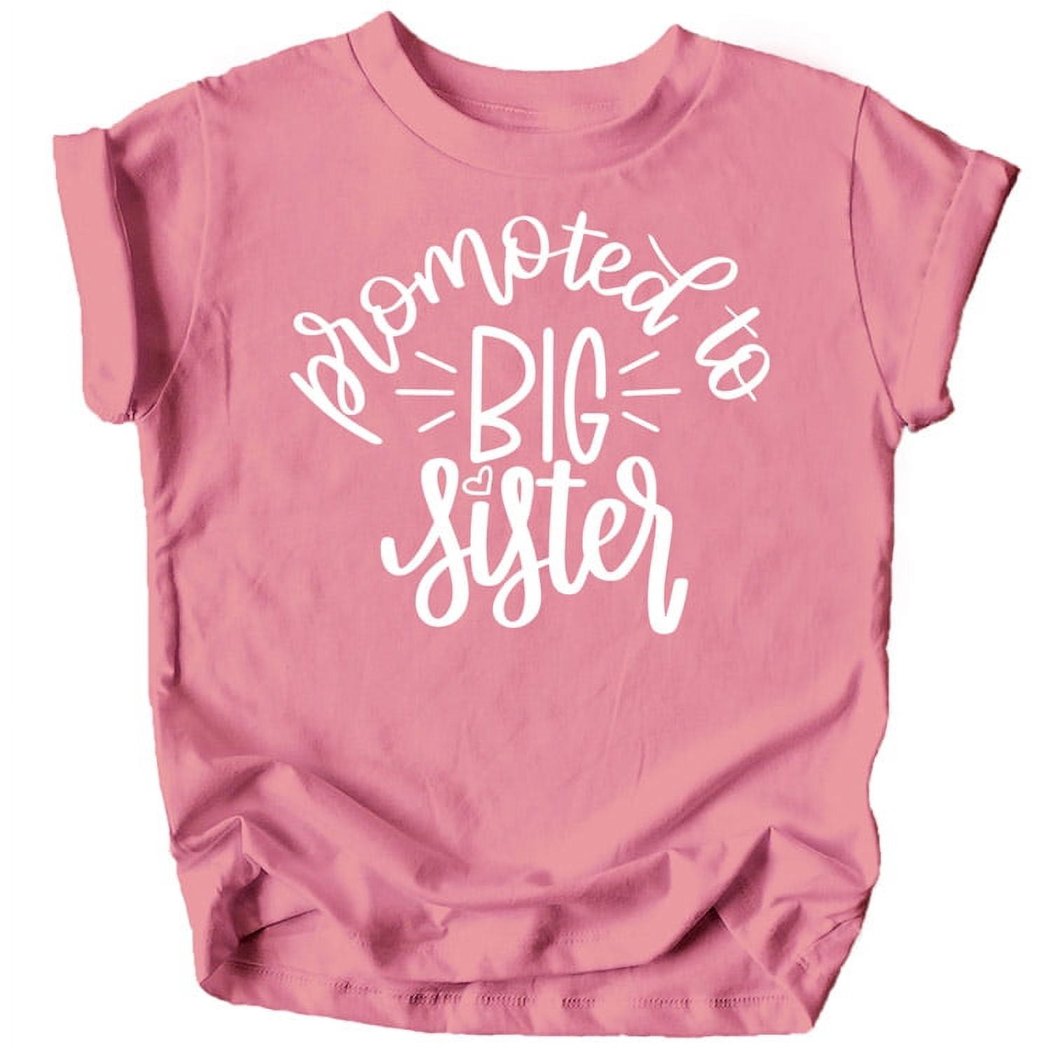 Olive Loves Apple Promoted to Big Sister Colorful Announcement T-Shirt ...