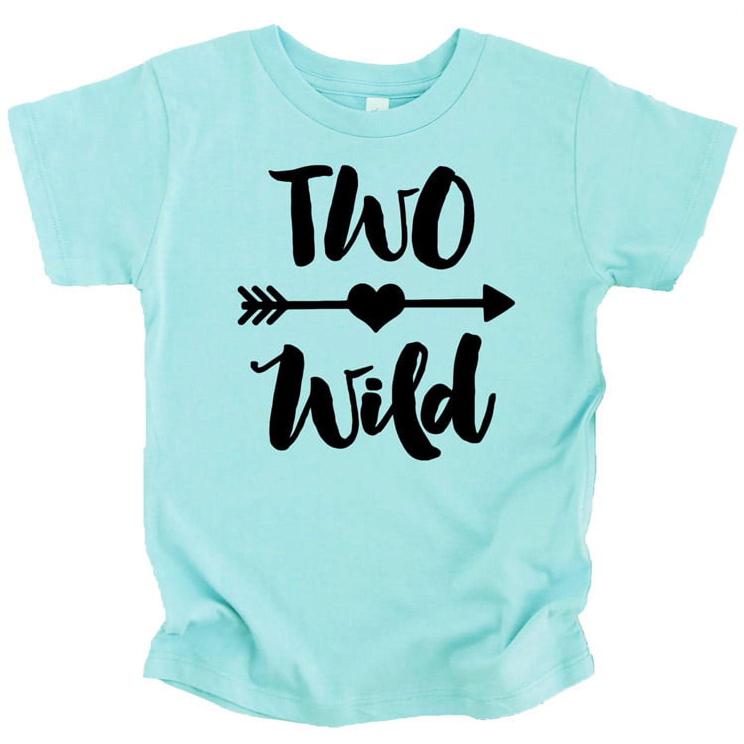 Olive Loves Apple Two Wild 2nd Birthday Girls Shirt for Toddler Girls ...