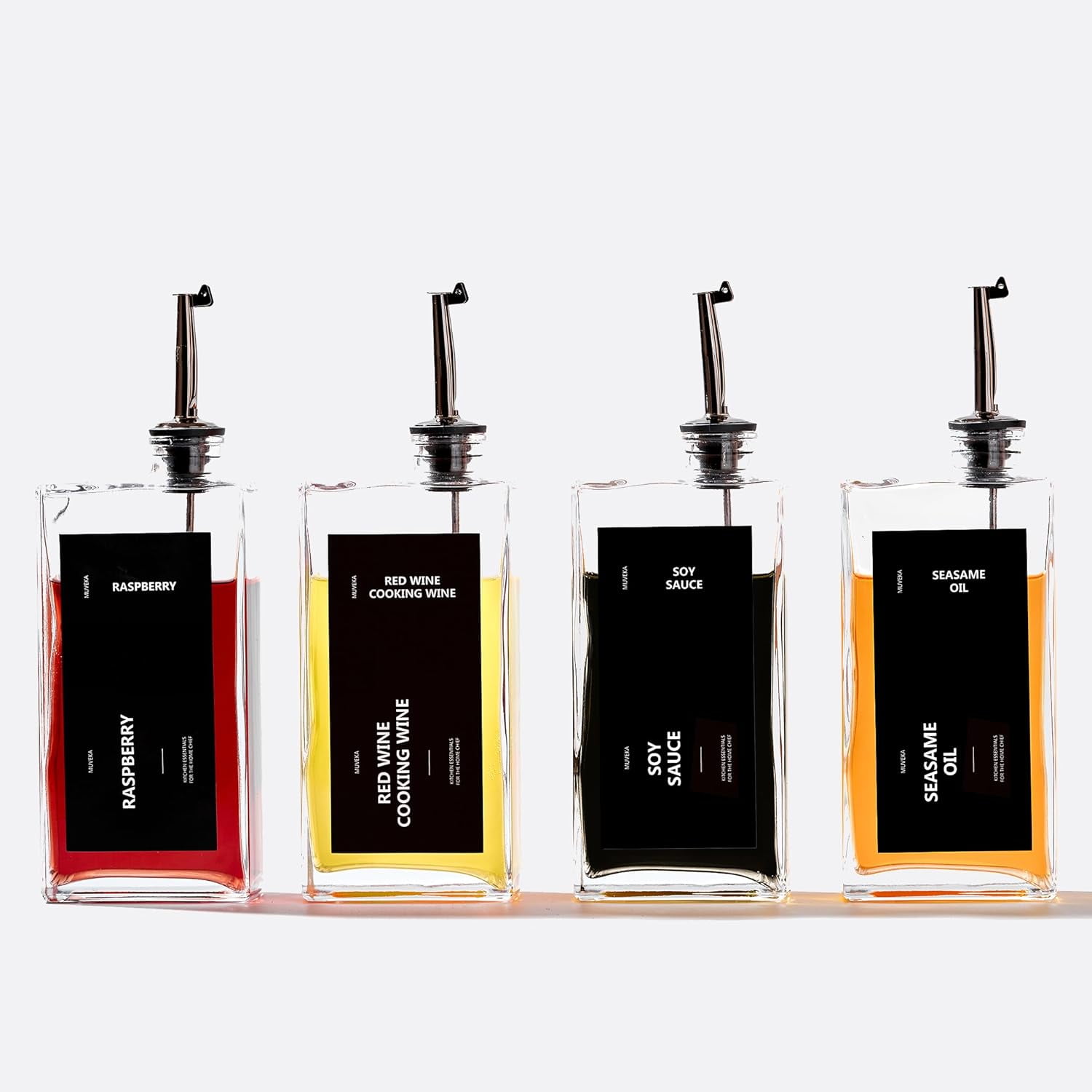 Olive Oil Dispenser Bottle for Kitchen, 16.9 oz/ 500 ml Cooking Oil ...