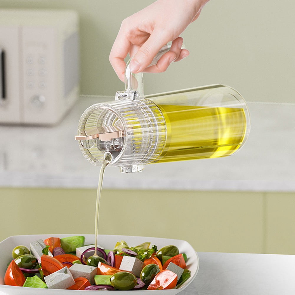 Olive Oil Dispenser Bottle Portable Easily Clean Automatic Cap Oil ...