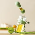 Olive Oil Dispenser Bottle with Oil Brush, 180ml Wide Opening Glass Oil ...
