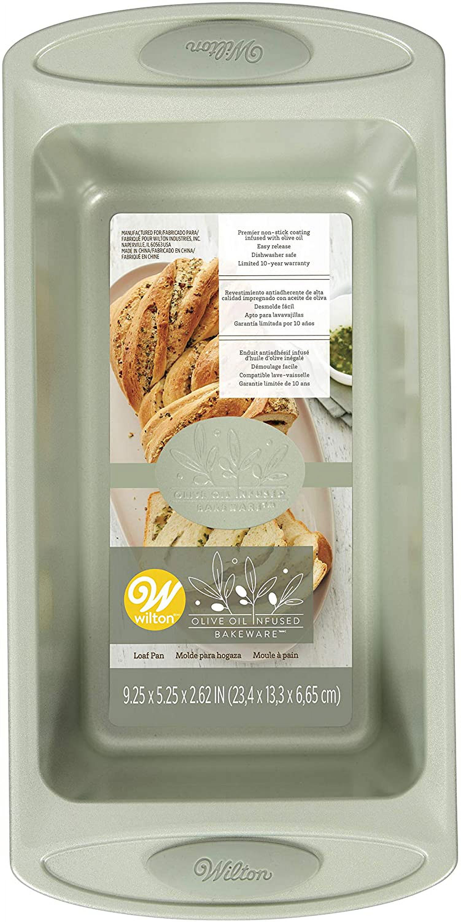 Olive Oil Infused Bakeware 9.25" x 5.25" x 2.62" Loaf Pan by Wilton ...