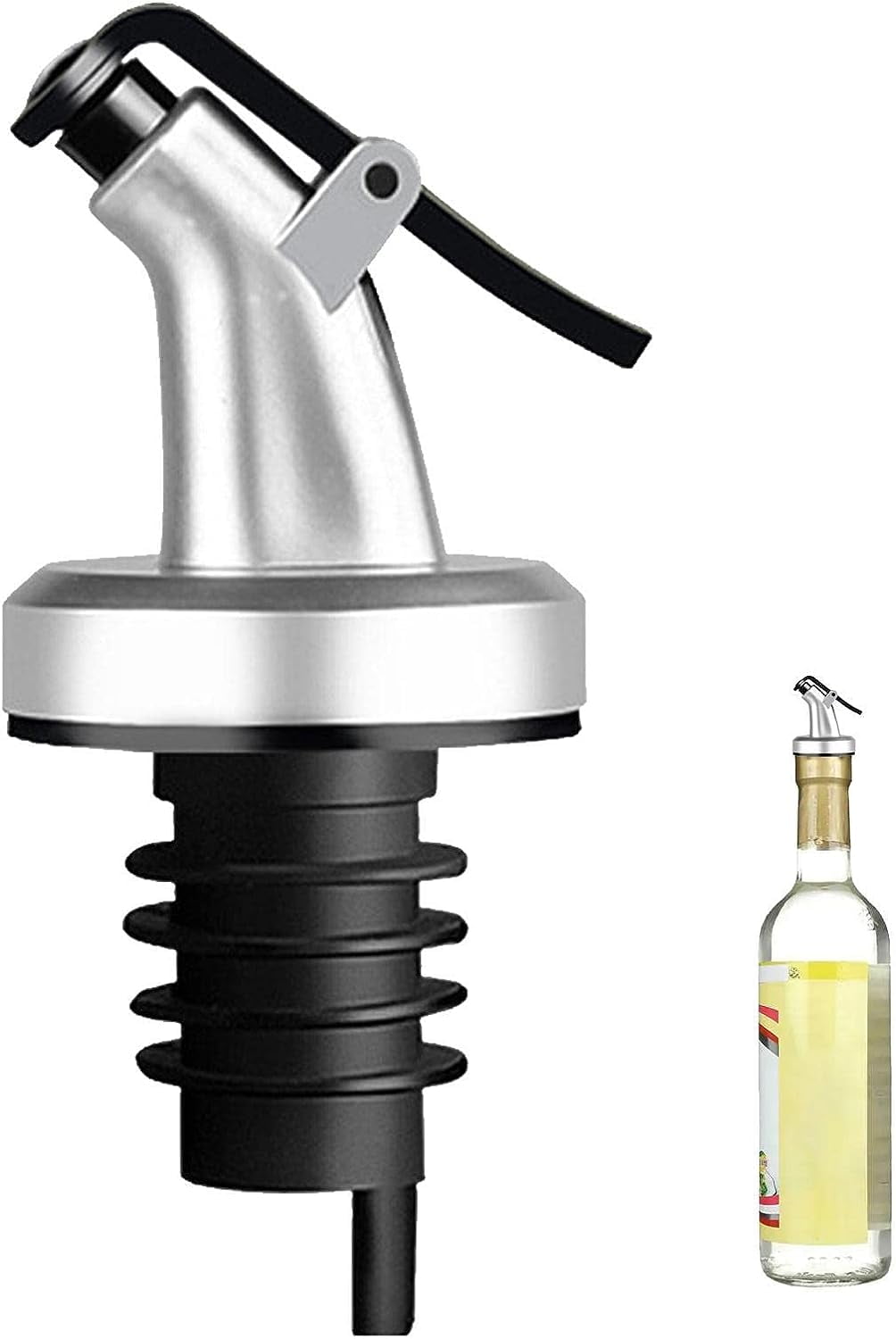 Olive Oil Spout,Easy to Open Olive Oil Bottle Dispenser Spout with Flip ...