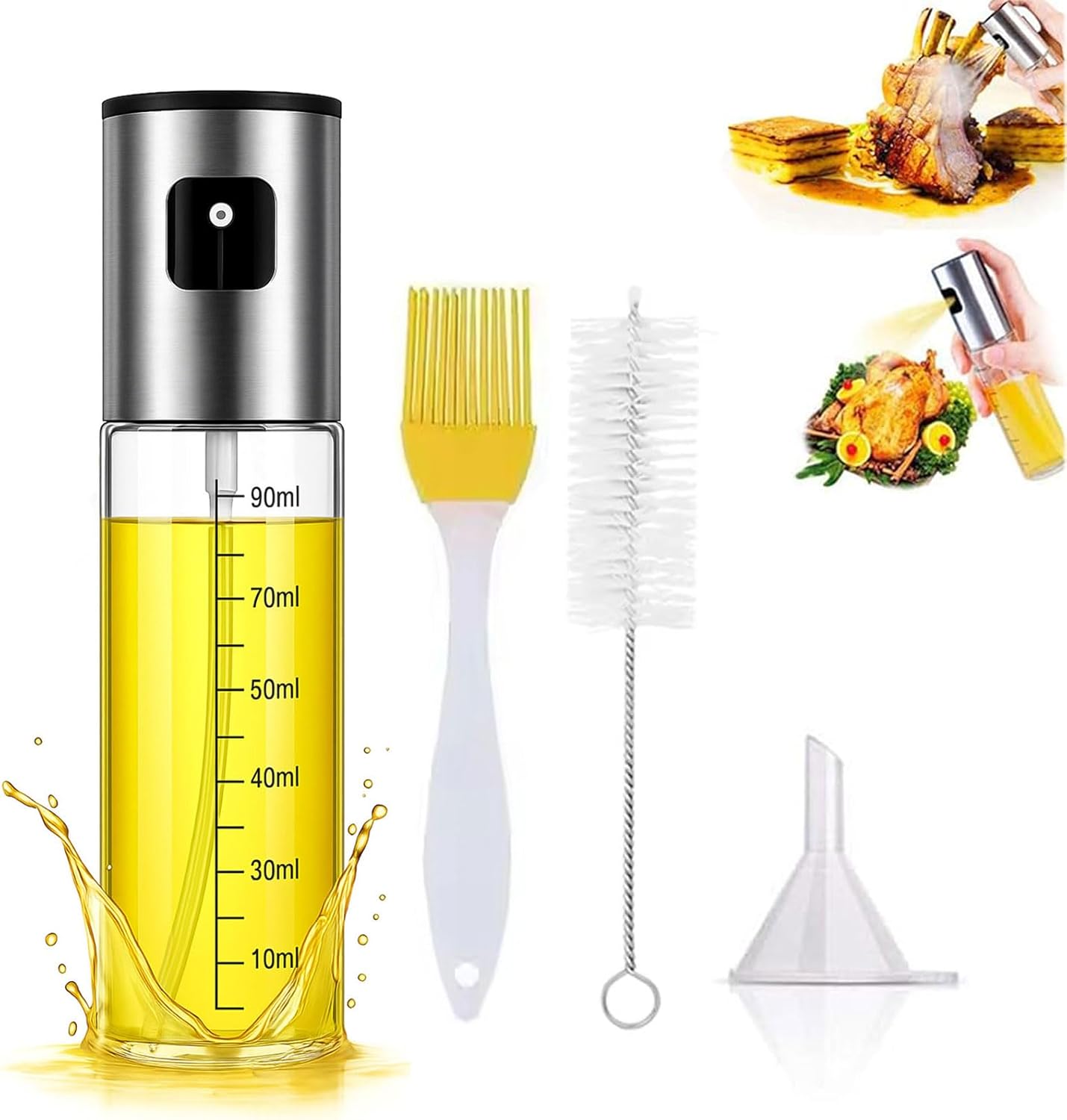 Olive Oil Sprayer,Butter Sprayer for Popcorn,100ml Oil Spray for ...