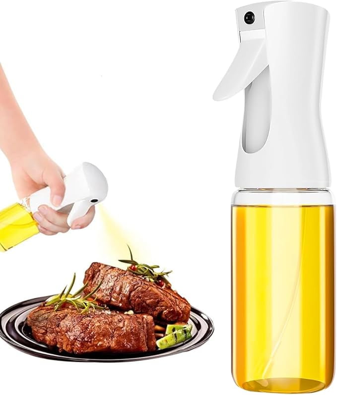 Olive Oil Sprayer, Leak Proof Olive Oil Spray, 200ml Glass Oil Sprayer ...