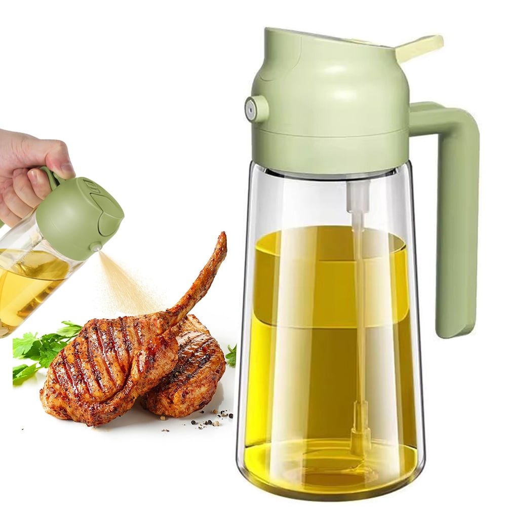 Olive Oil Sprayer Mister for Cooking,Olive Oil Dispenser Bottle 2 IN 1 ...