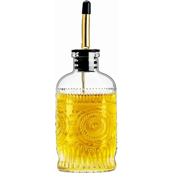 Olive Oil ispenser Bottle for Kitchen with Metal Spout, Glass Bottles ...
