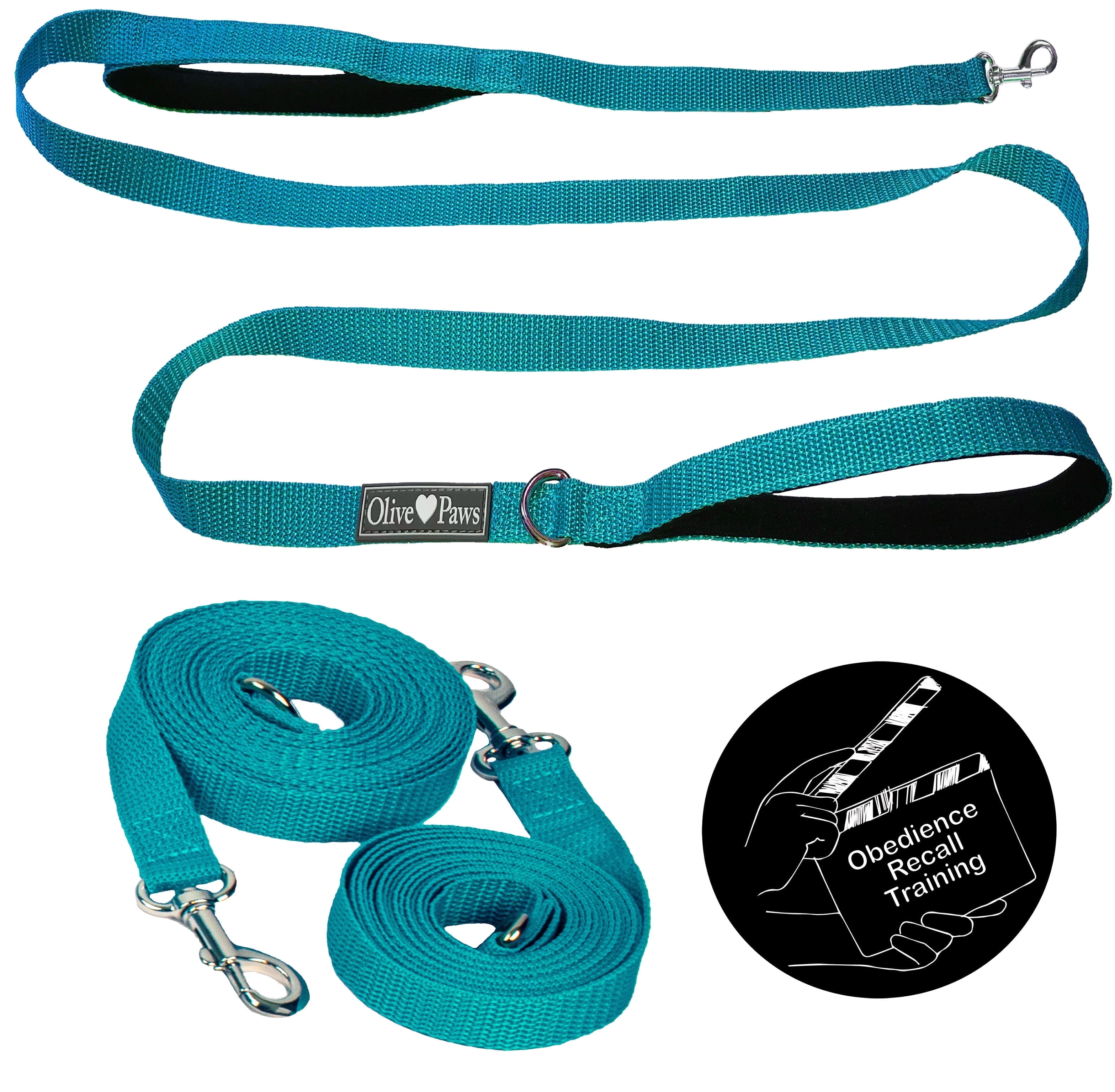 Olive Paws Dog Training Leash Set with Long Lead Extensions ...