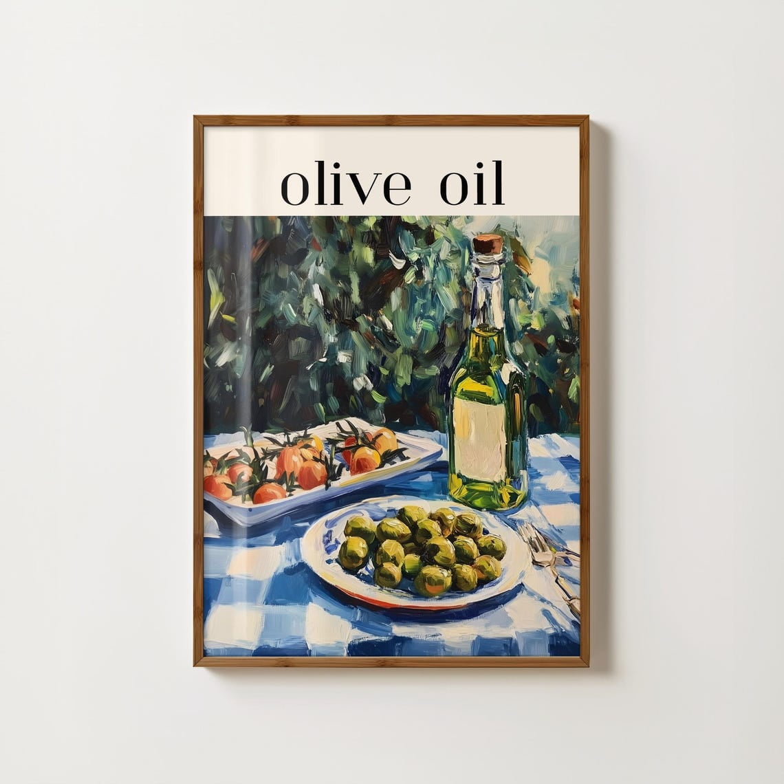 Olive Print Italian Cooking Print Mediterranean Wall Art Dinner Table ...