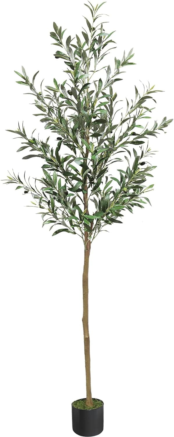 Olive Trees Artificial Indoor 5FT Artificial Tree Faux Olive Tree Tall ...