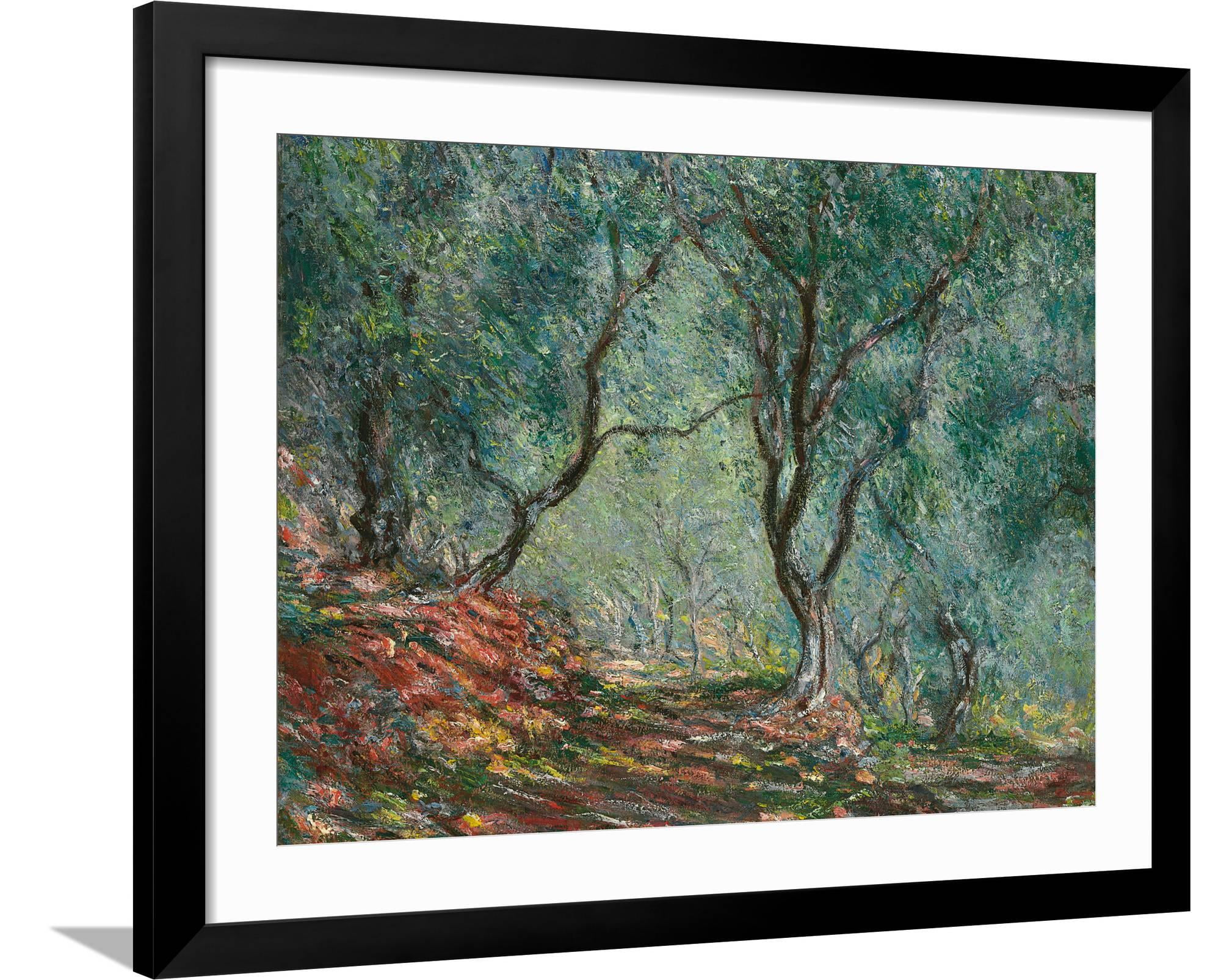 Olive Trees in the Moreno Garden, 1884 Framed Giclee Print by Claude ...