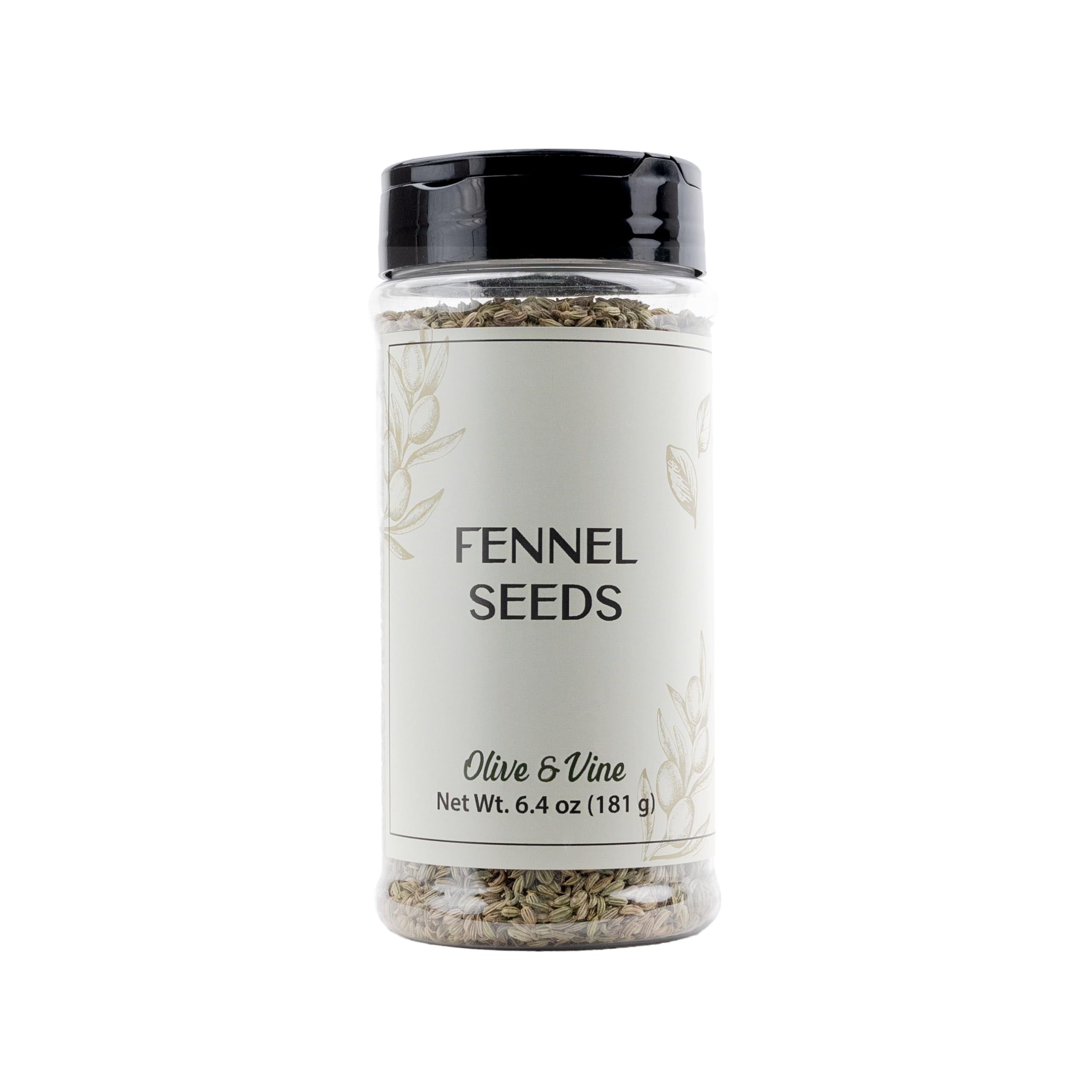 Olive & Vine Fennel MZF22 Seed, Aromatic Spice, Seasoning for Roasts, Curries, and Breads, with ...