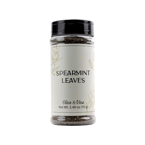 Olive & Vine Spearmint Leaves, Refreshing Mint Flavor, Use in Teas ...