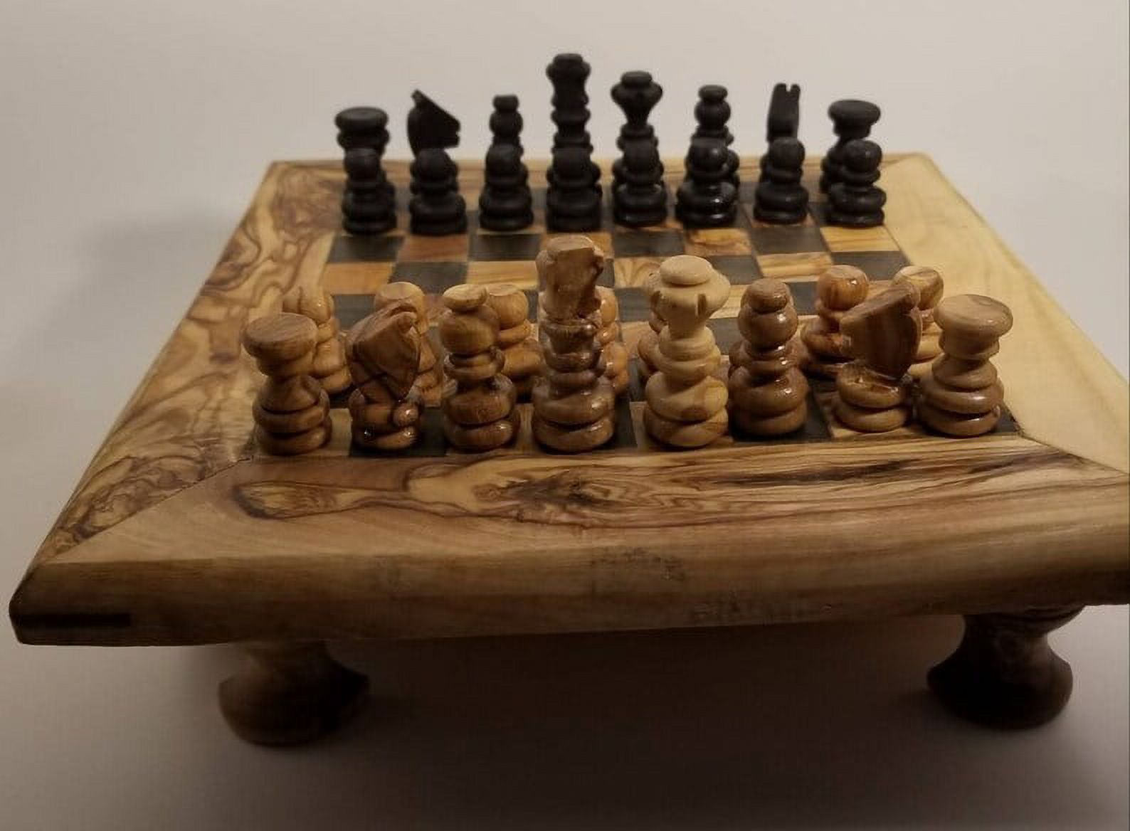 Olive Wood Chess Set - Walmart.com