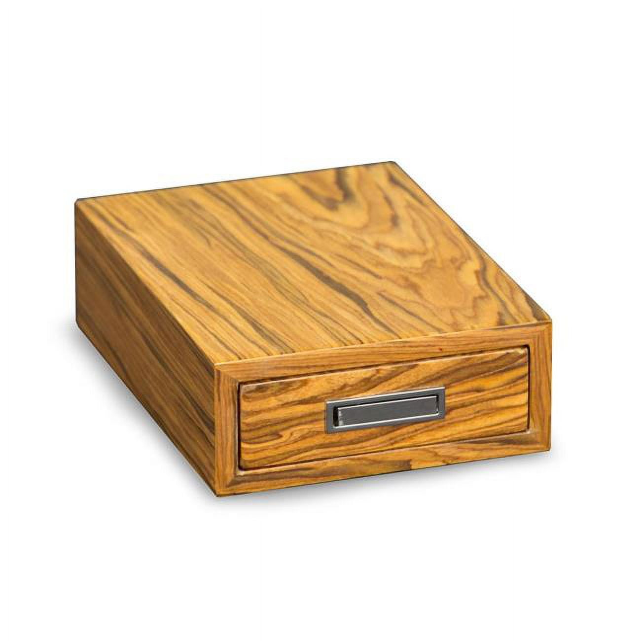 Olive Wood Color Finish Slide-out Ashtray with Cigar Cutter and Punch ...
