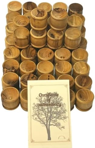 Olive Wood Communion Cups (50-Pack) - ." Hand-Carved Cups from ...