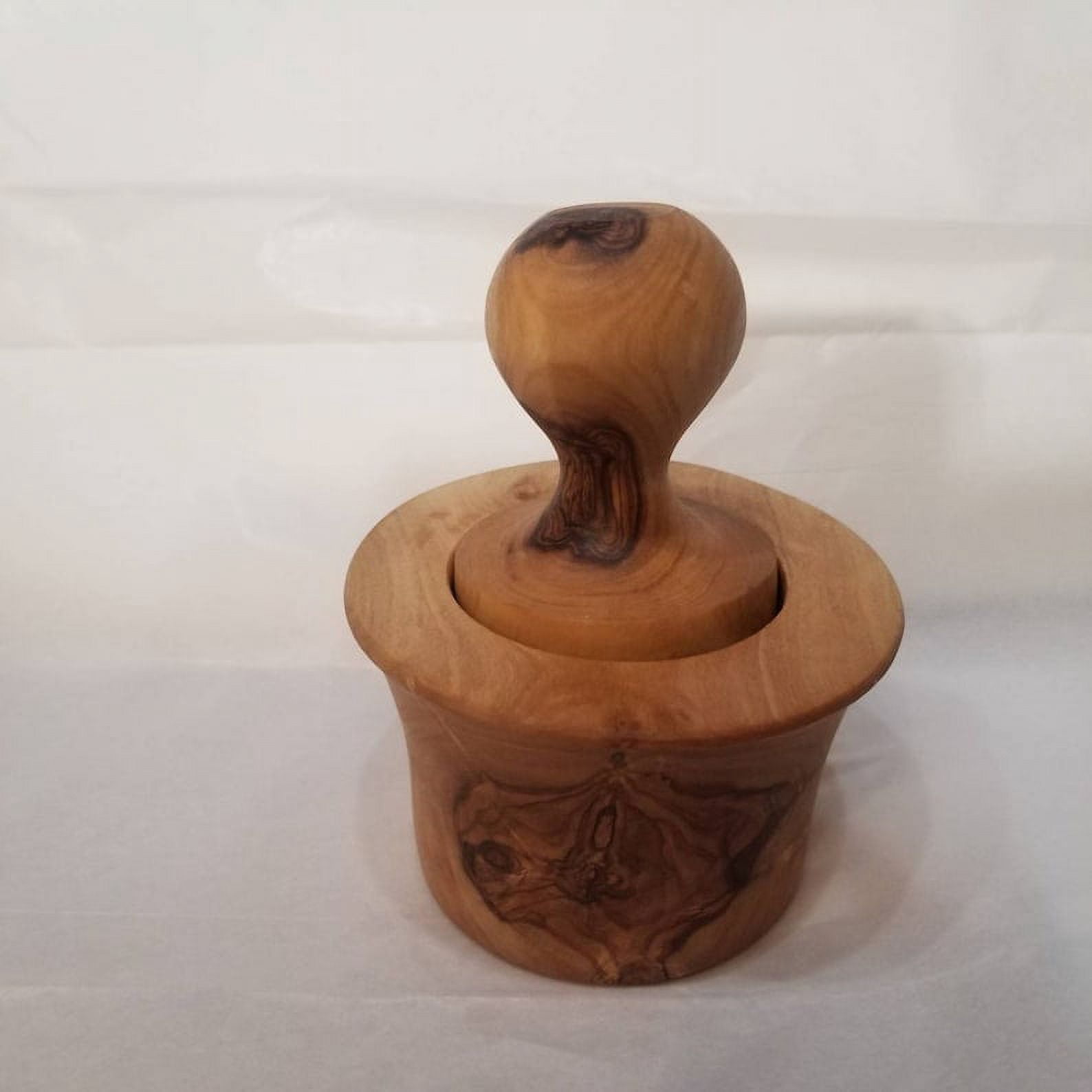 Olive Wood Rustic Mortar & Pestle - Walmart.com