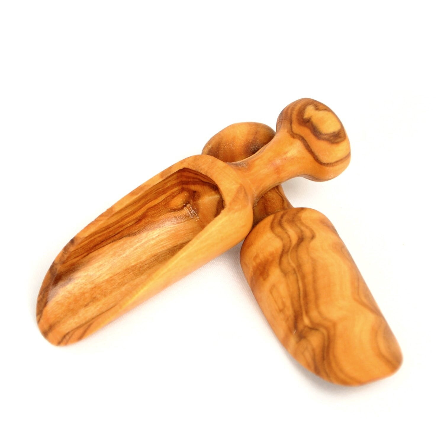 Olive Wood Small 2.75" Set of 2 Spice Scoops - Walmart.com