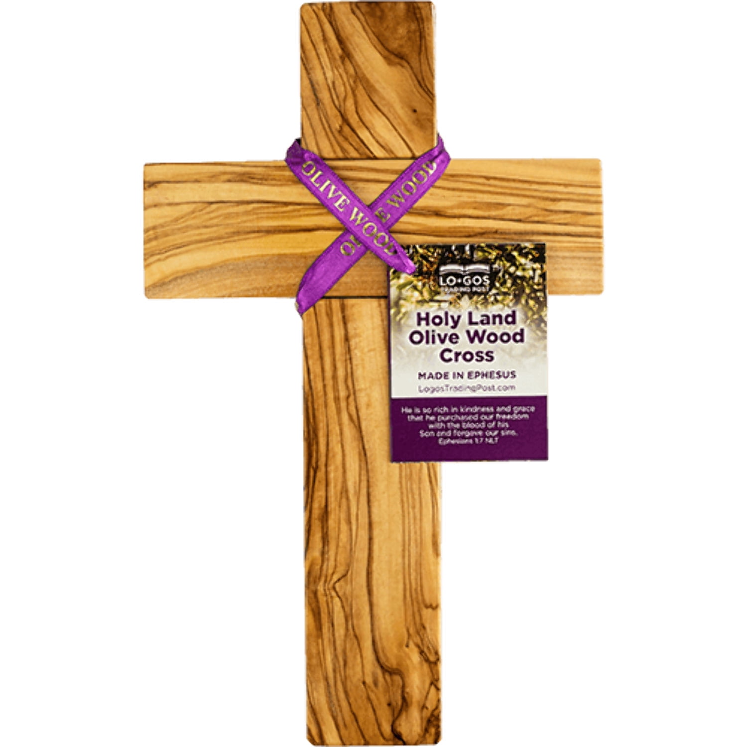 10" Olive Wood Wall Cross - Walmart.com