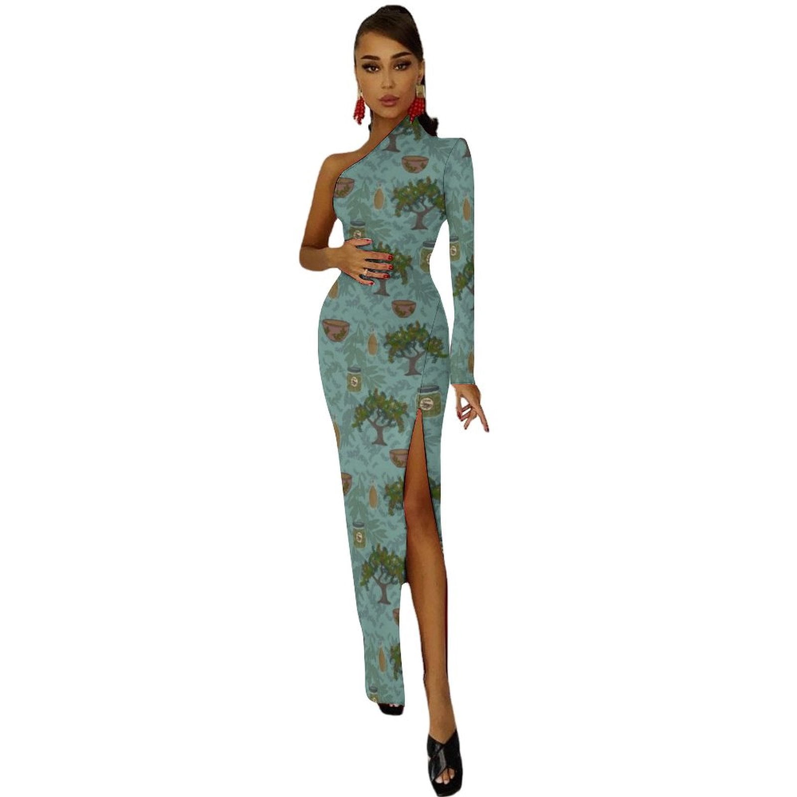 Olive You Half Dleeve Split Dress beach dress Long dress woman women ...