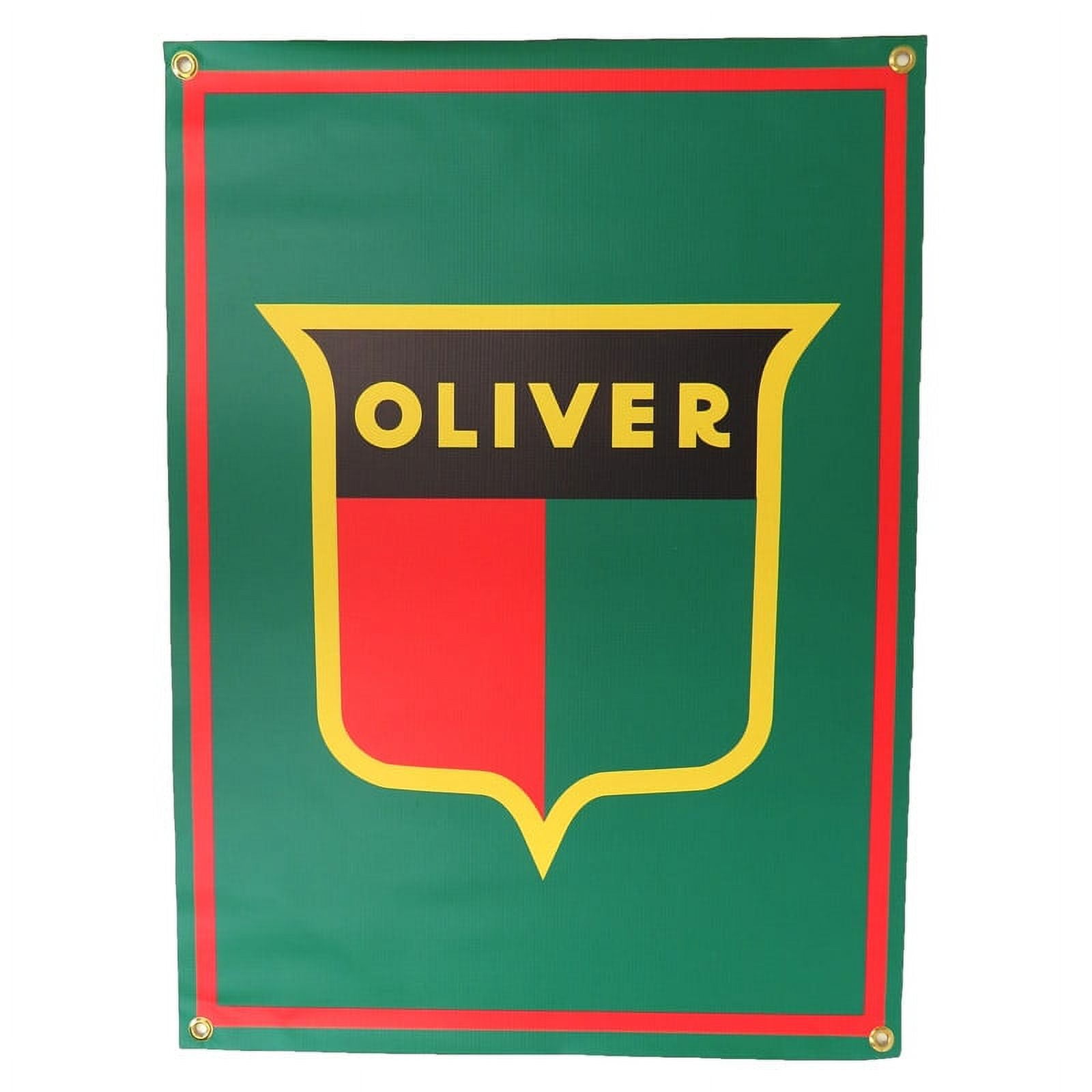 Oliver 1940's Shield Logo 22"x 30" Vinyl Banner - Walmart.com