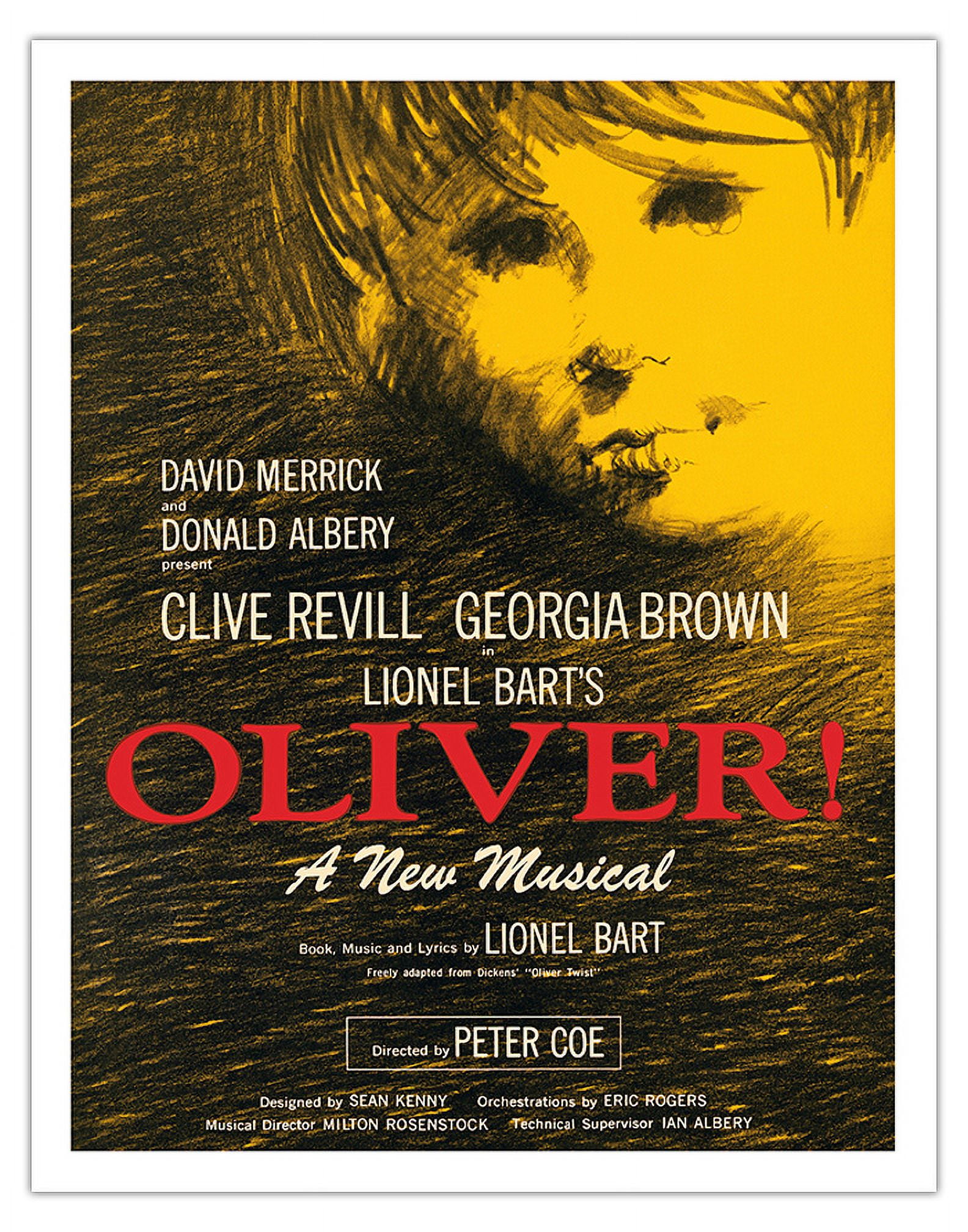 Oliver - A New Musical - Starring Clive Revill and Georgia Brown ...