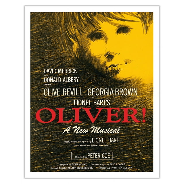 Oliver - A New Musical - Starring Clive Revill and Georgia Brown ...
