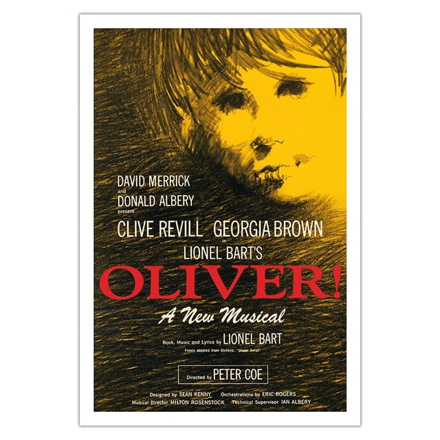 Oliver - A New Musical - Starring Clive Revill and Georgia Brown ...