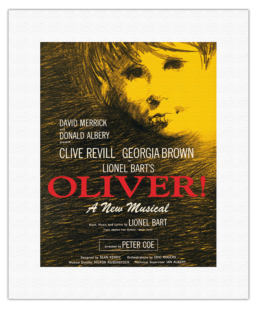 Oliver - A New Musical - Starring Clive Revill and Georgia Brown ...