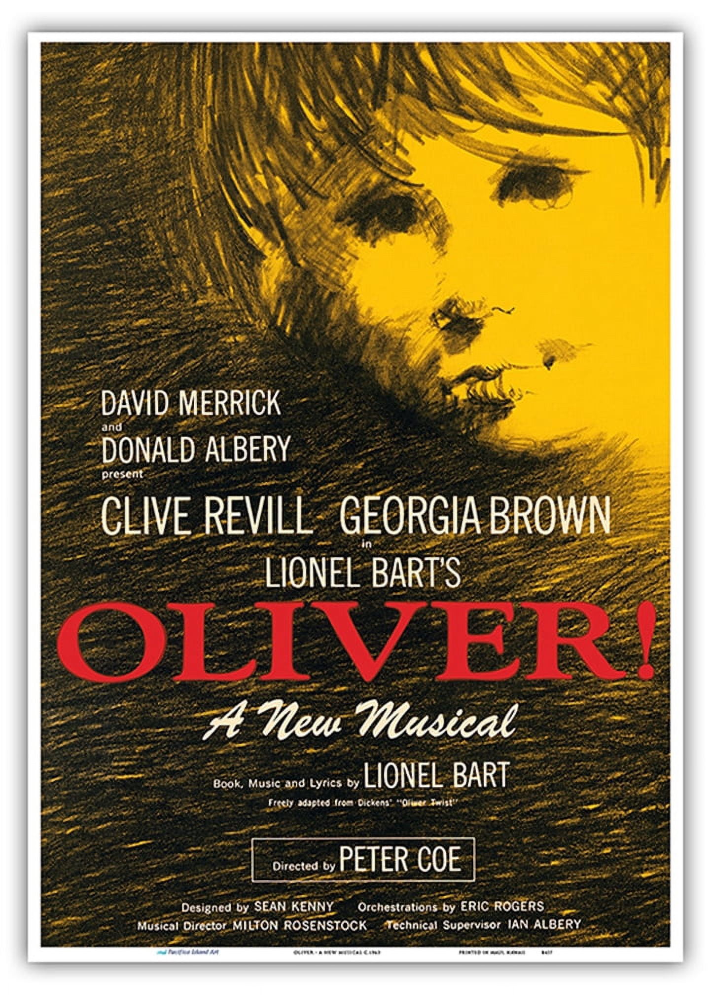 Oliver - A New Musical - Starring Clive Revill and Georgia Brown ...
