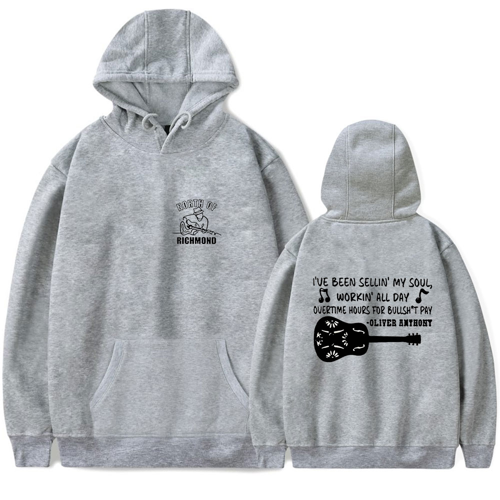 Oliver Anthony Music Rich Man North Of Richmond Merch Hoodies Winter ...