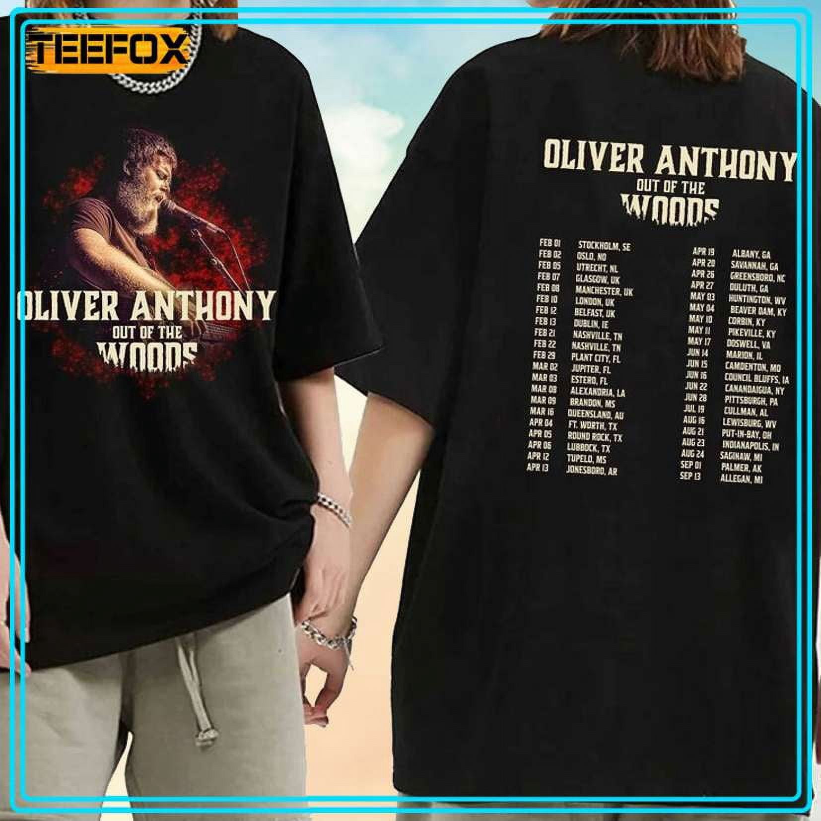 Oliver Anthony – Out Of The Woods Tour 2024 Unisex T-Shirt - Walmart.com